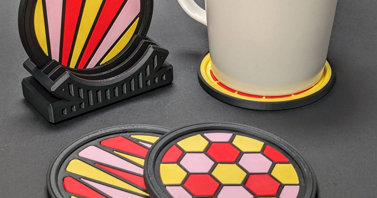 Fragment Coasters by Clockspring | Printables Store