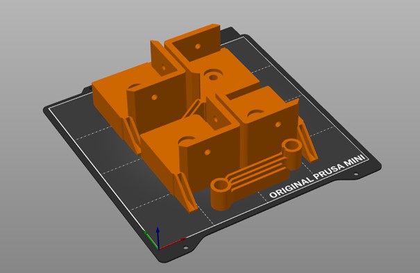 Enclosure TOP & BOT Parts, Rearranged for Prusa MINI (.stl) by Terak ...