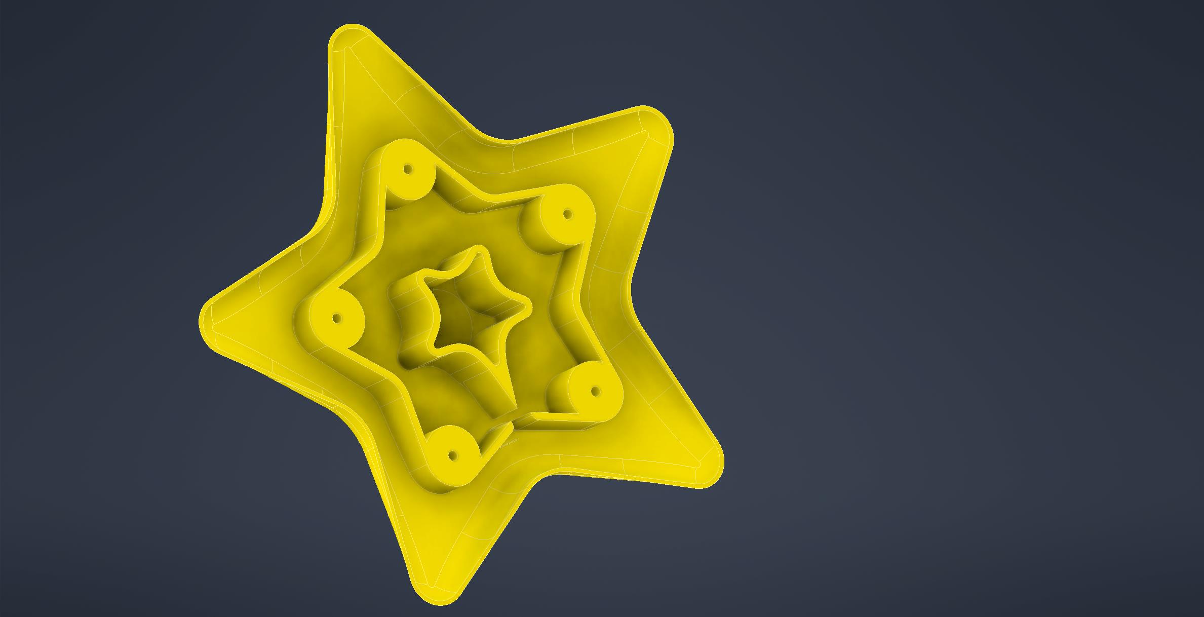 Vánoční hvězda by Coufi | Download free STL model | Printables.com