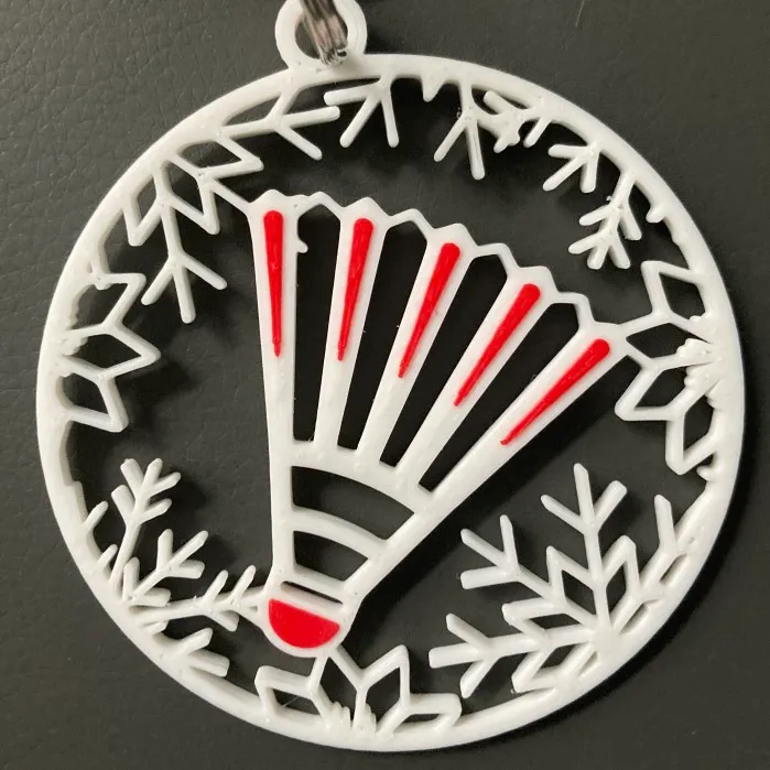 Badminton Christmas Ornament by Tom | Download free STL model ...