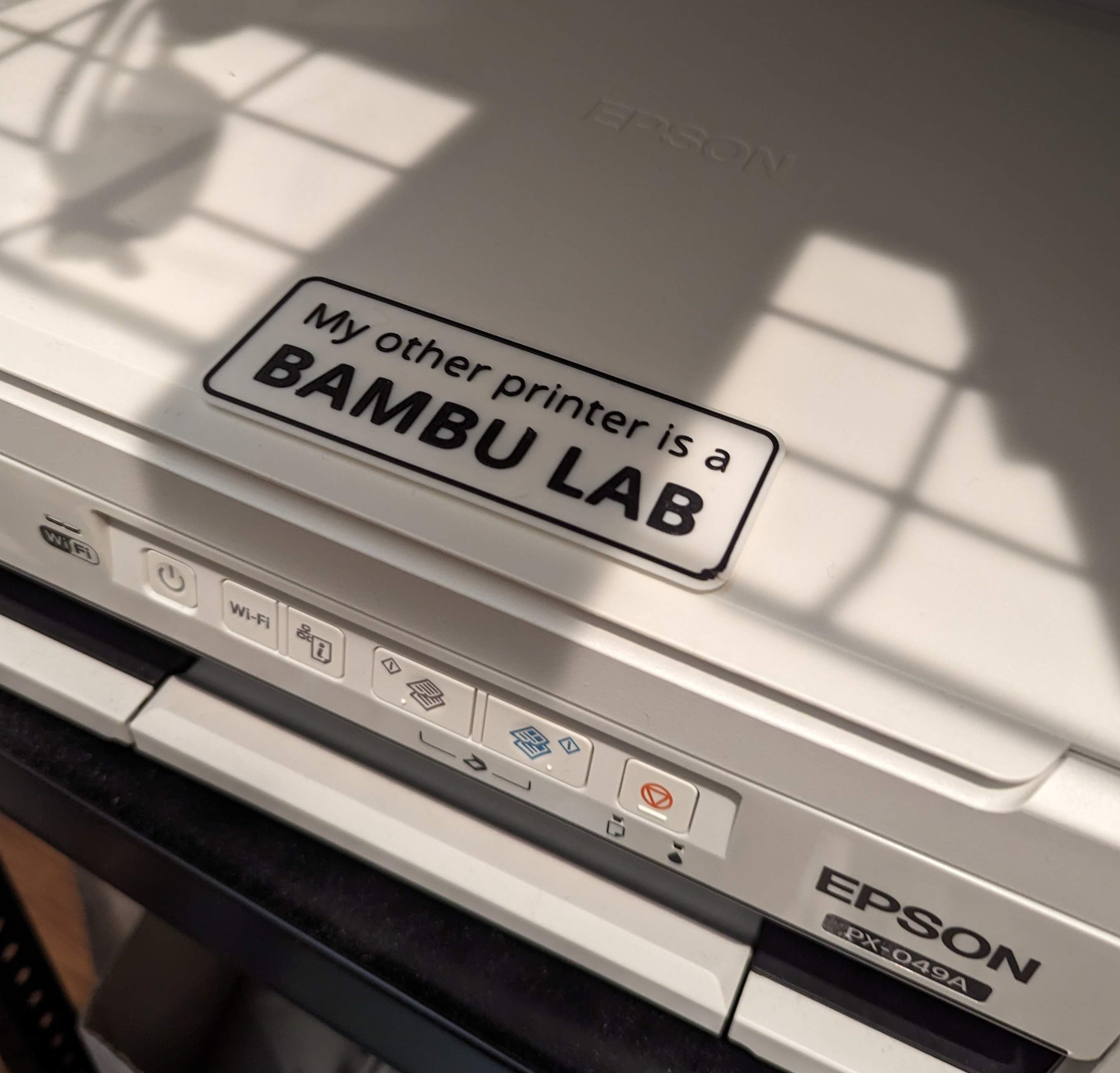 Printer sticker by GiskardReventlov | Download free STL model ...