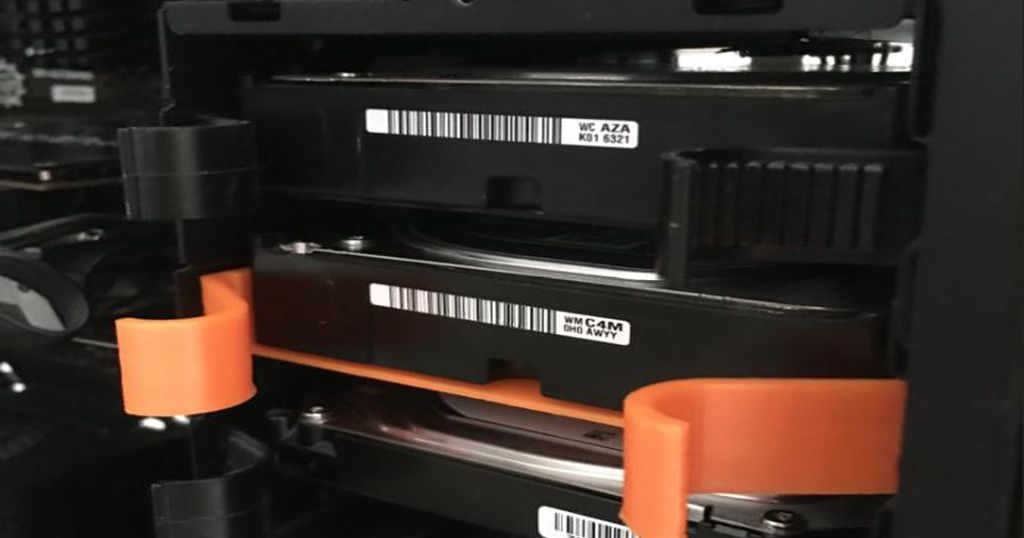 Corsair HDD toolless mount replacement by Delph | Download free STL ...