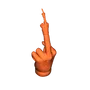 Infinite Middle Finger Puppet by Peter Farell | Download free STL model ...
