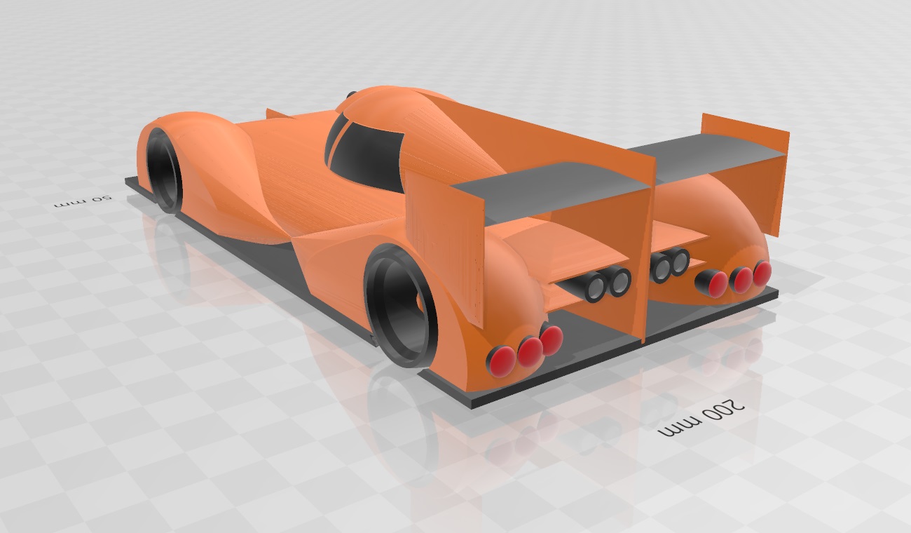 Racing Car Toy Le Mans by Wolvie | Download free STL model | Printables.com
