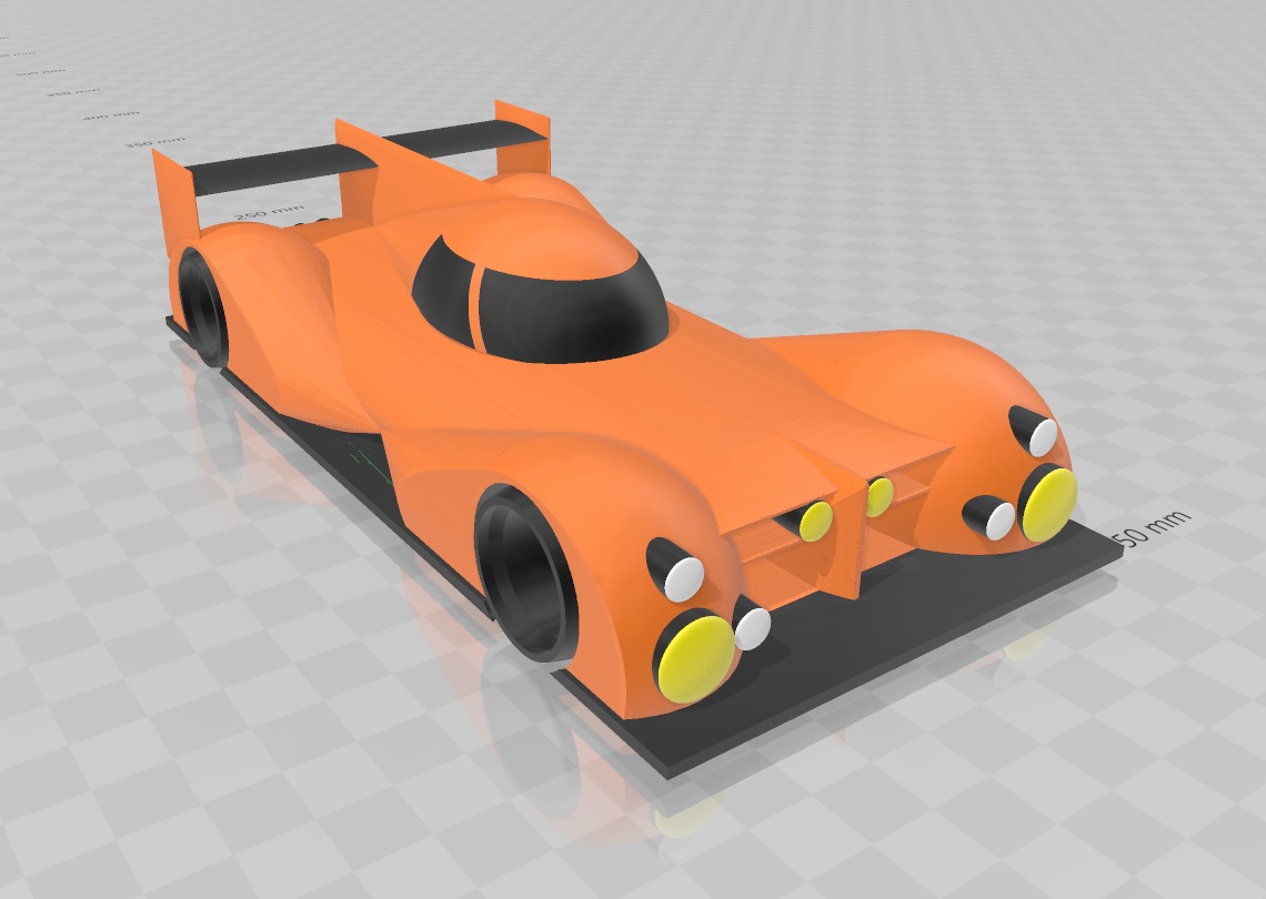 Racing Car Toy Le Mans by Wolvie | Download free STL model | Printables.com