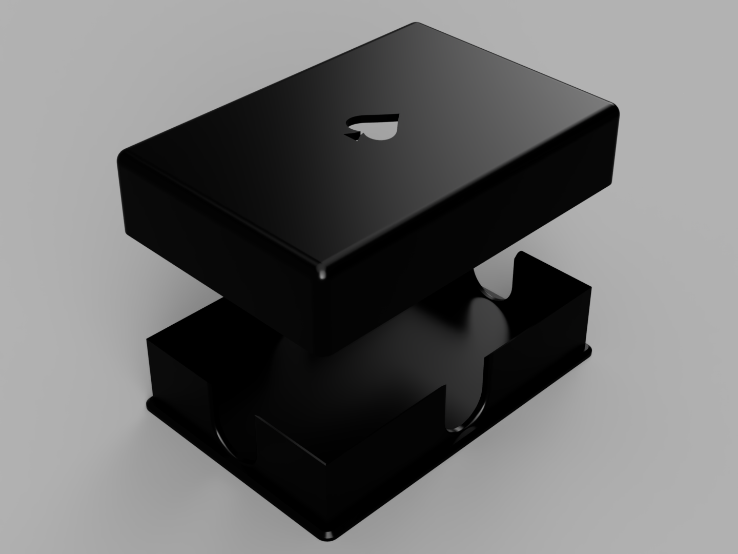 Card box with integrated tray by Artur | Download free STL model ...