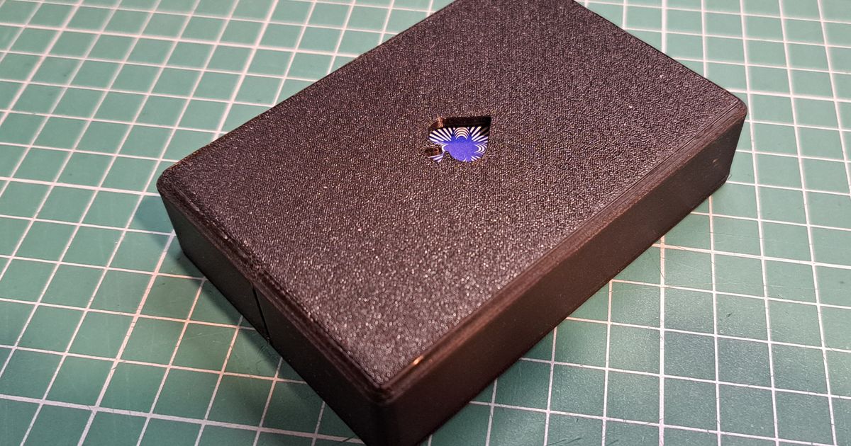 Card box with integrated tray by Artur | Download free STL model ...