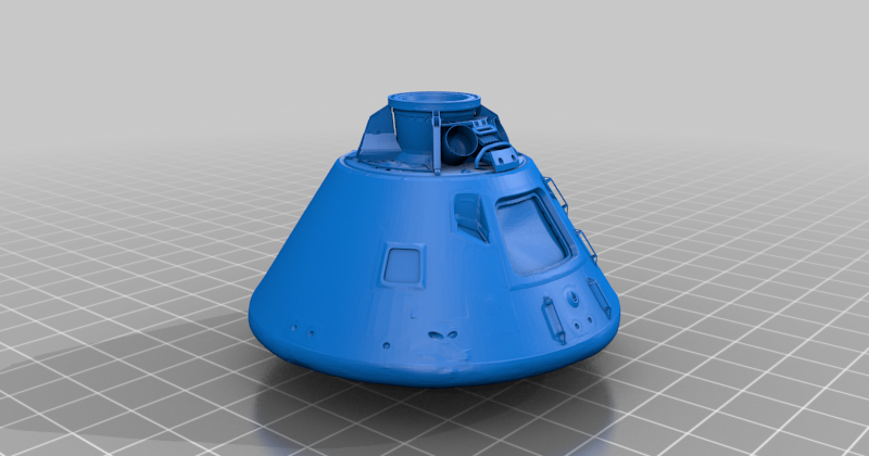 Space Command Module by item4me.com | Download free STL model ...