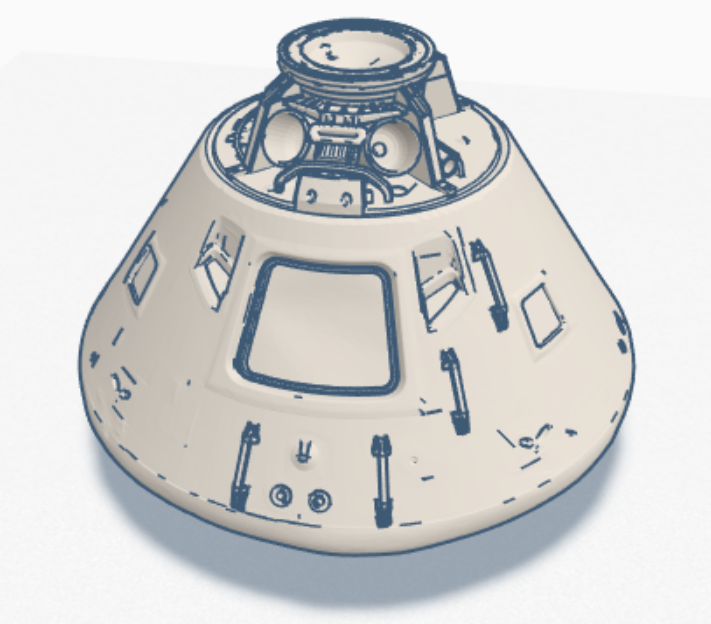 Space Command Module by item4me.com | Download free STL model ...