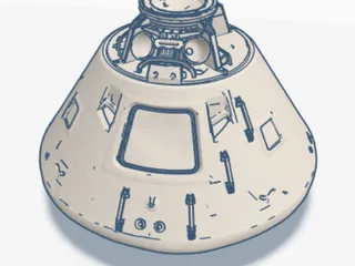 Space Command Module by item4me.com | Download free STL model ...