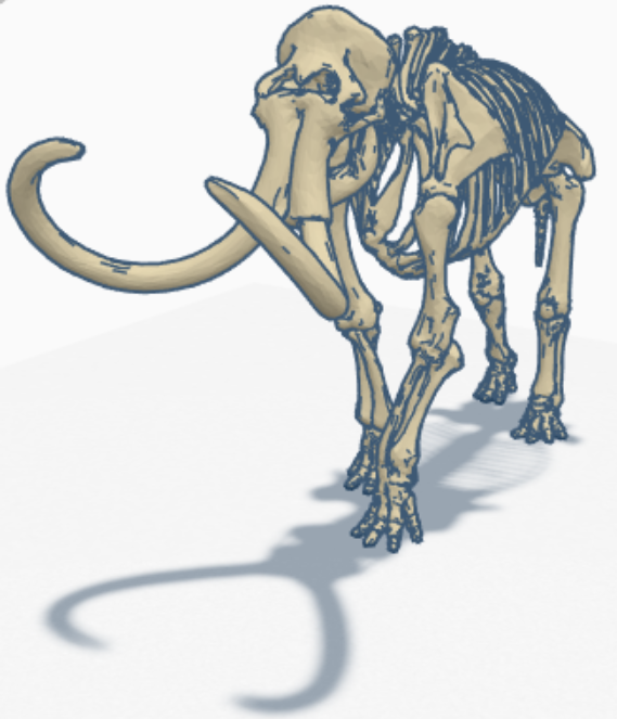 Woolly Mammoth Skeleton by item4me.com | Download free STL model ... Woolly Mammoth Skeleton by item4me.com | Download free STL model ...