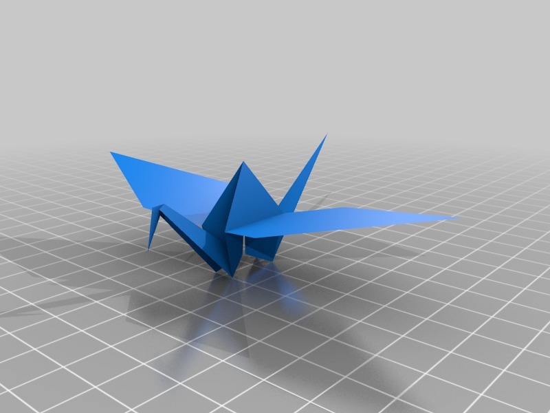 Origami Crane by item4me.com | Download free STL model | Printables.com