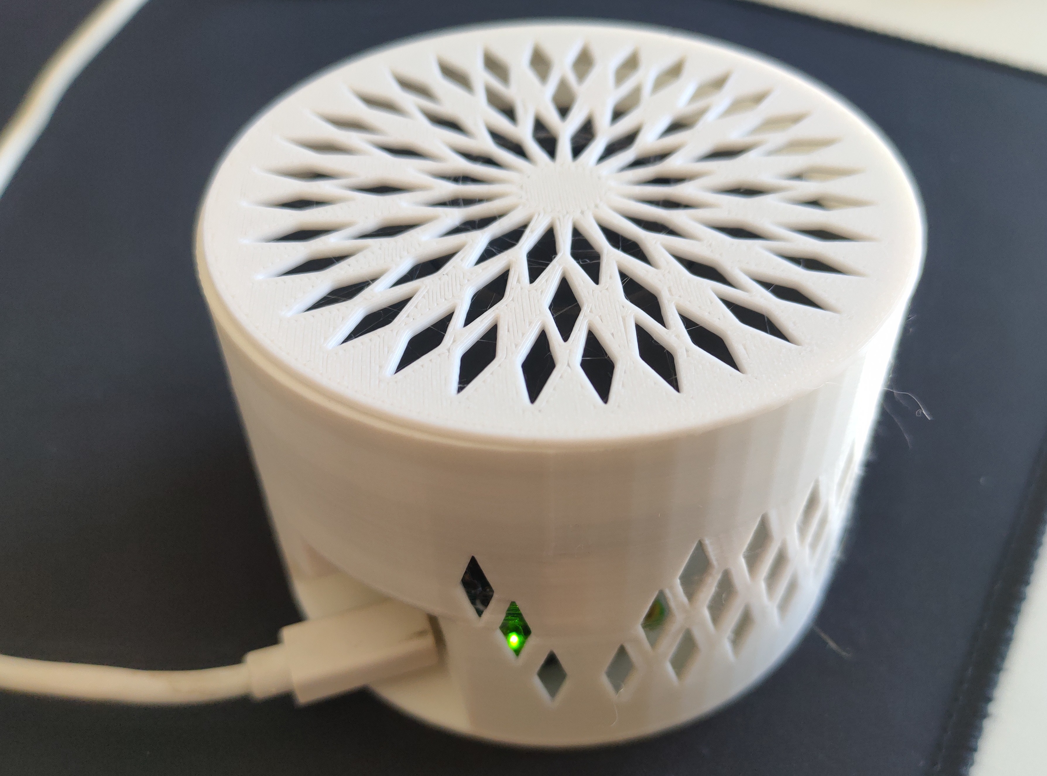 Google Home Mini Speaker + Raspberry Pi Zero + Seeed Mic Pi HAT Case by ...