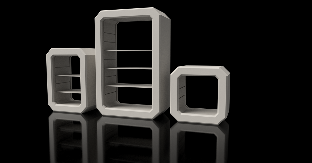Monolith Display Cabinet - Personal License by The3Dprinting ...