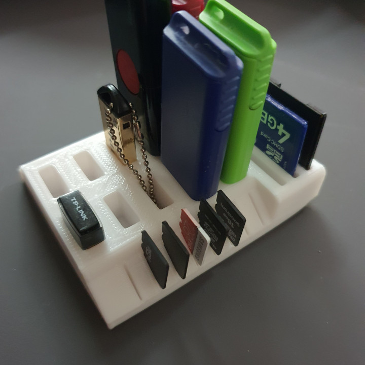 USB / SD / MICRO SD holder by Mișu | Download free STL model ...