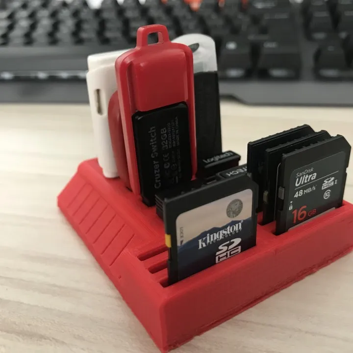 USB / SD / MICRO SD holder by Mișu | Download free STL model ...