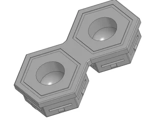 Honeycomb-Honeycomb Storage Wall Inserts by azdle | Download free STL ...
