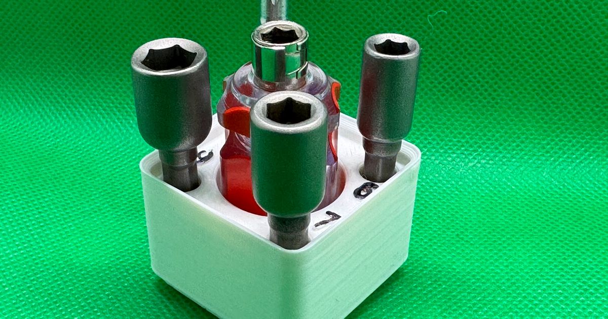 Gridfinity Nozzle Socket Kit by Matt E | Download free STL model ...