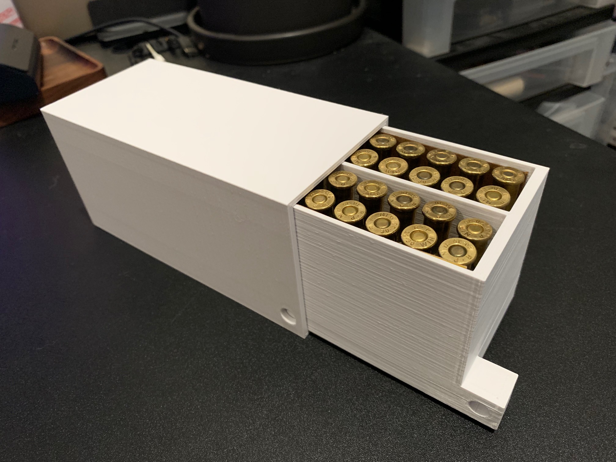 30-30 / .30-30 Cartridge Box w lock hole, 2x20ct by the printed cow ...