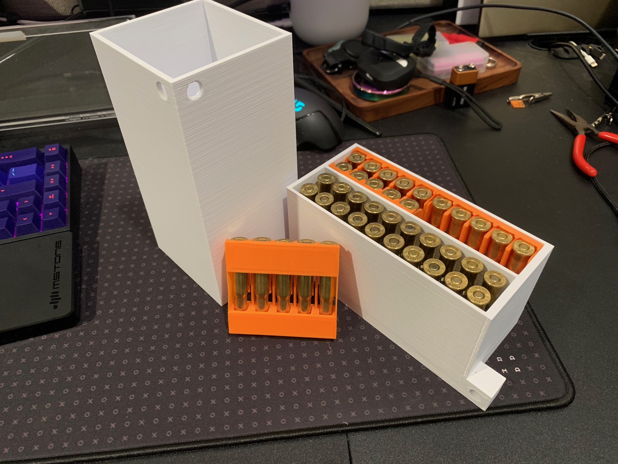 30-30 / .30-30 Cartridge Box w lock hole, 2x20ct by the printed cow ...