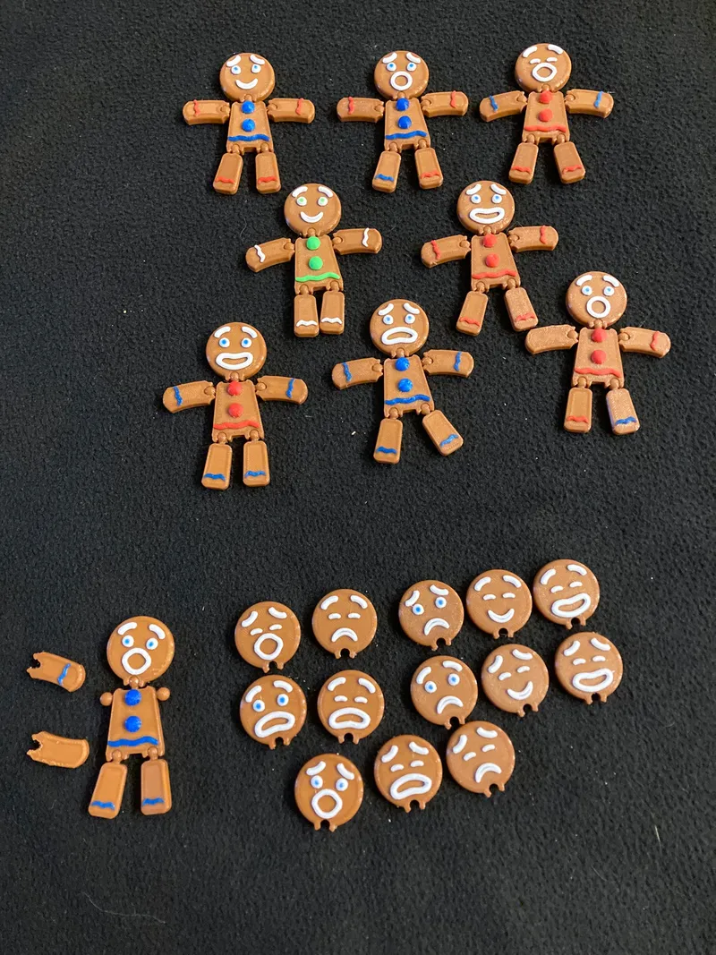 Gingy 13 - Flex with Expressions por FloatingCam | Descargar modelo STL ...