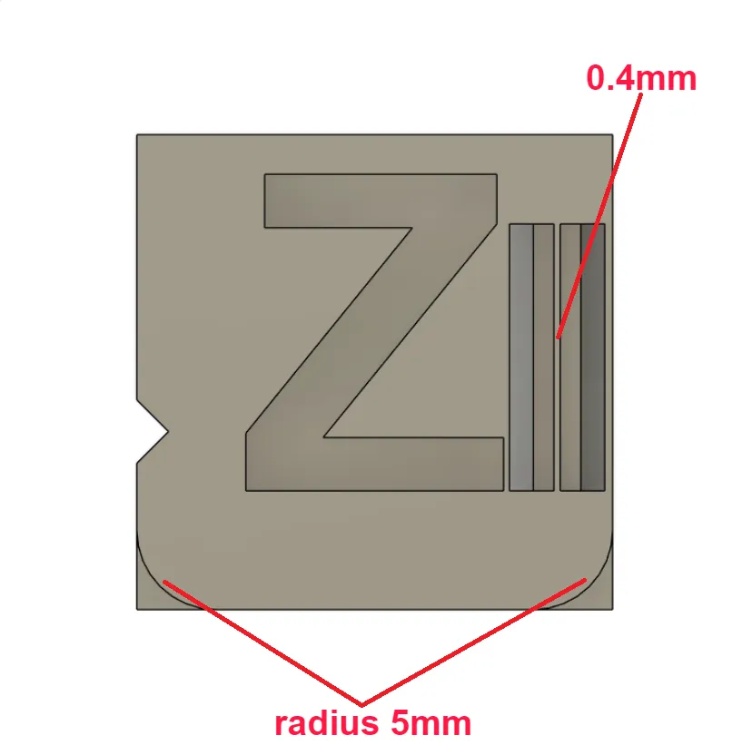xyz Test cube - 30 / 15 mm by Ts3D | Download free STL model ...