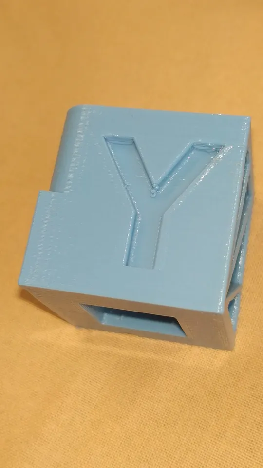 xyz Test cube - 30 / 15 mm by Ts3D | Download free STL model ...