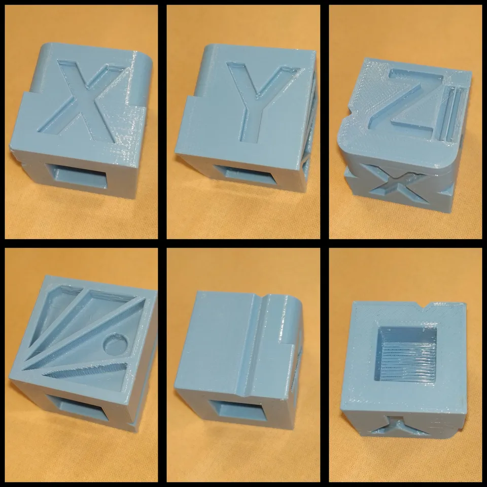 xyz Test cube - 30 / 15 mm by Ts3D | Download free STL model ...