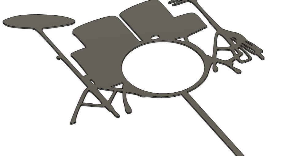Drums topper by Vize3Dtisku | Download free STL model | Printables.com