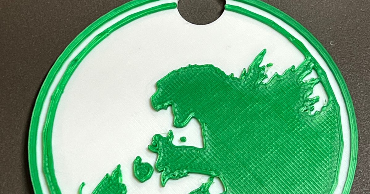 Godzilla Vs Santa Ornament by Razor | Download free STL model ...