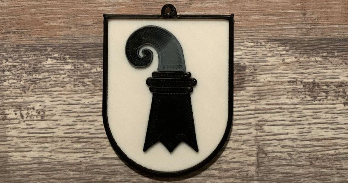 Wappen Basel Key-Chain by golmi | Download free STL model | Printables.com