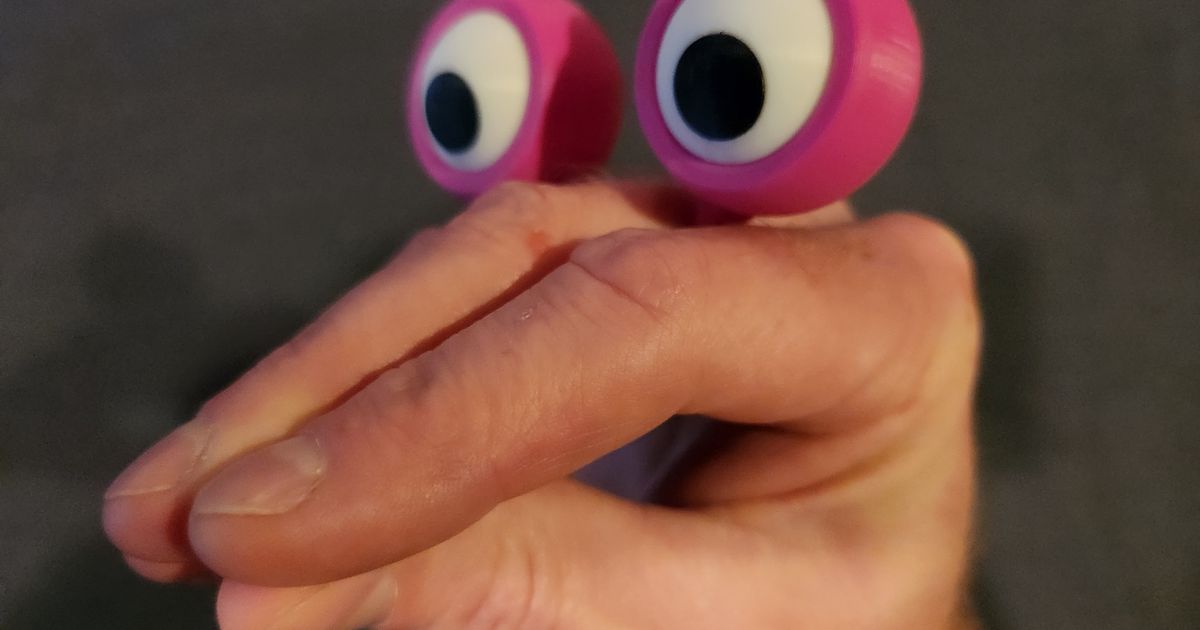Eyes Finger Puppet by squinn | Download free STL model | Printables.com