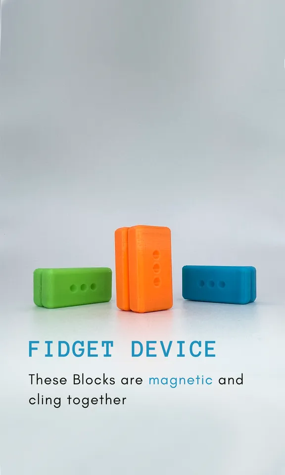 Tinker Block's - Magnetic Fidget Toy by winl | Download free STL model ...