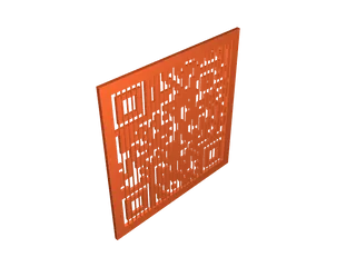 3D QR-Code Generator by pedRamezani | Download free STL model ...