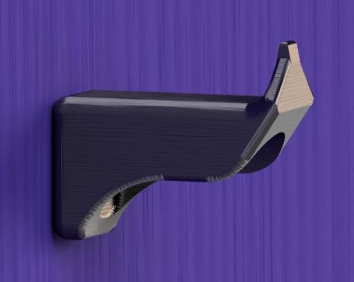 Elongated picture hanging hook by tardigrade | Download free STL model ...