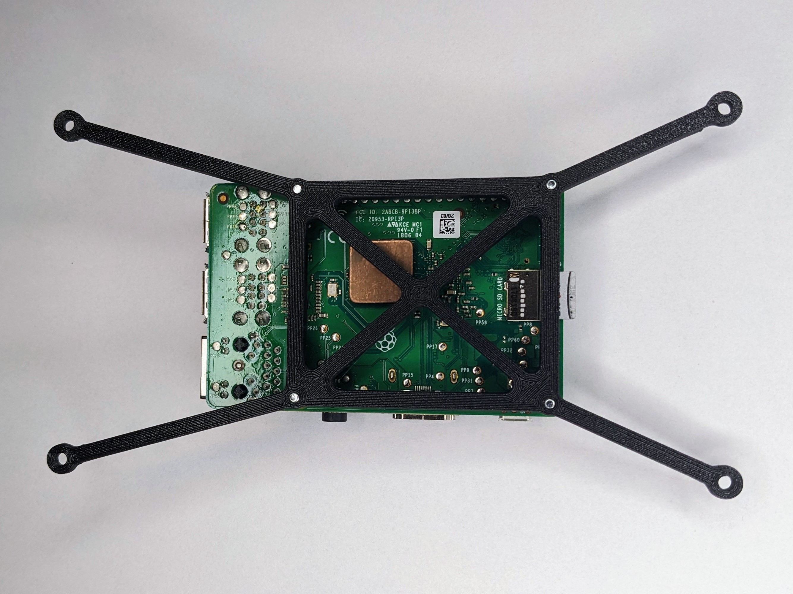 Lightweight Pi Mount for Bastion Printer by hypotesseract | Download ...