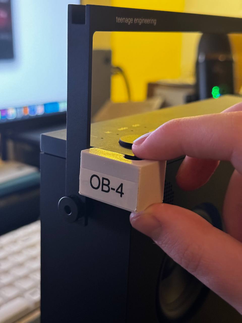 teenage engineering OB-4 Handle Aligner by William | Download free STL model | Printables.com