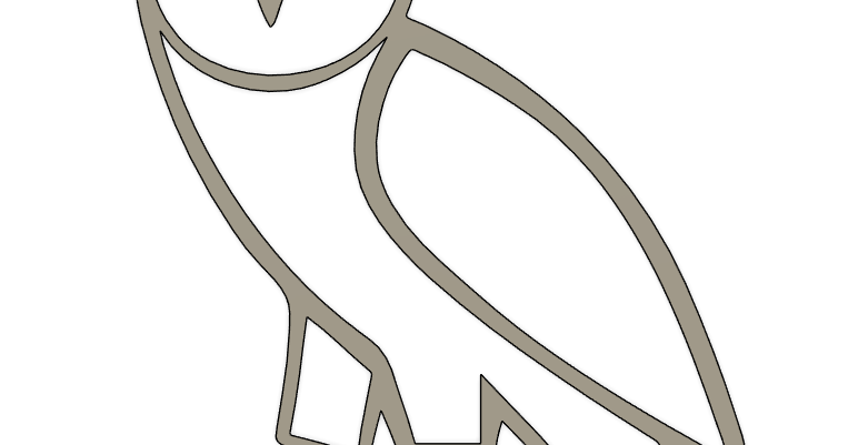OVO owl outline por Bastien | Descargar modelo STL gratuito ...