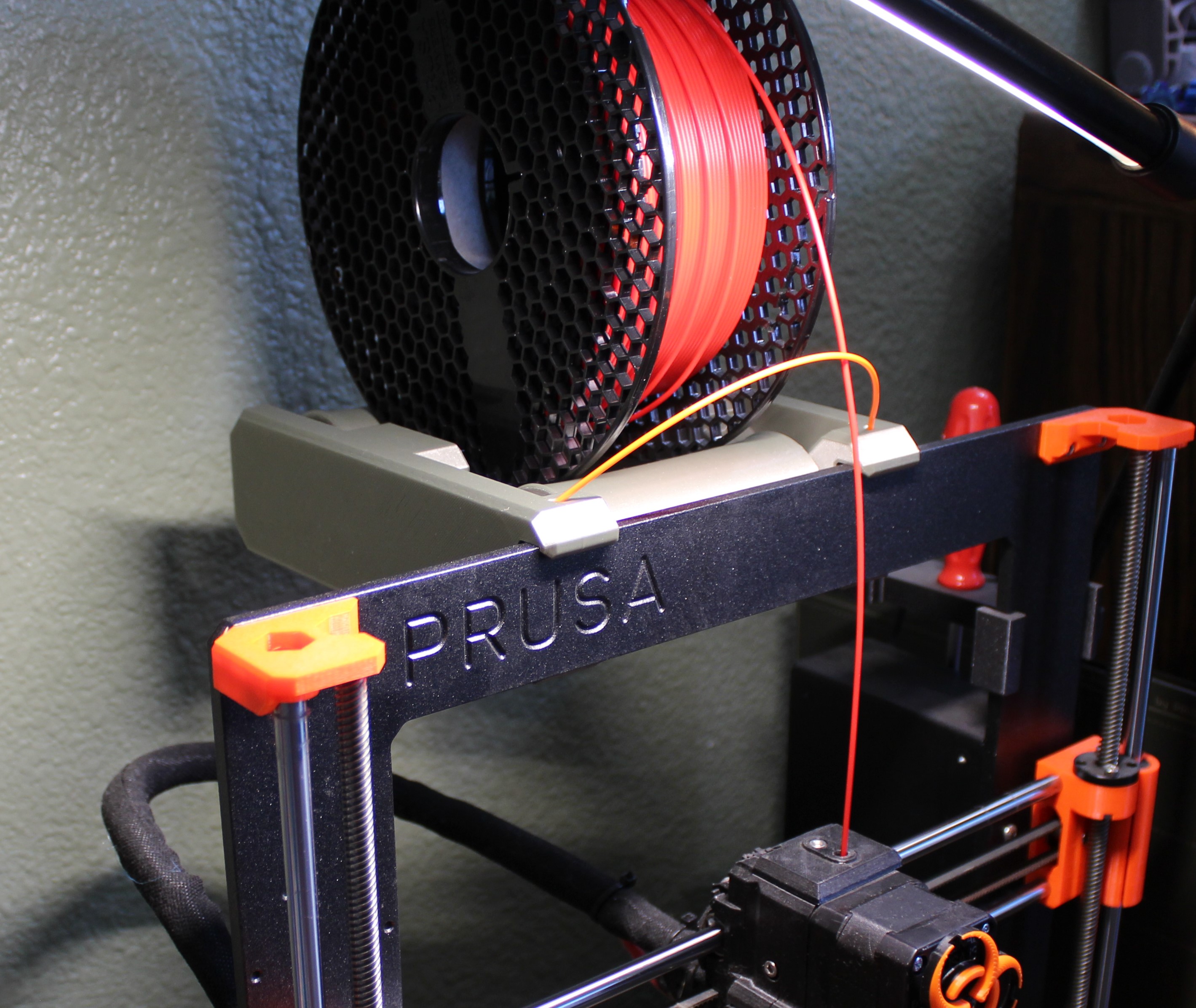MK3S+ Filament Holder Top-Mount by Matt Boyer | Download free STL model ...