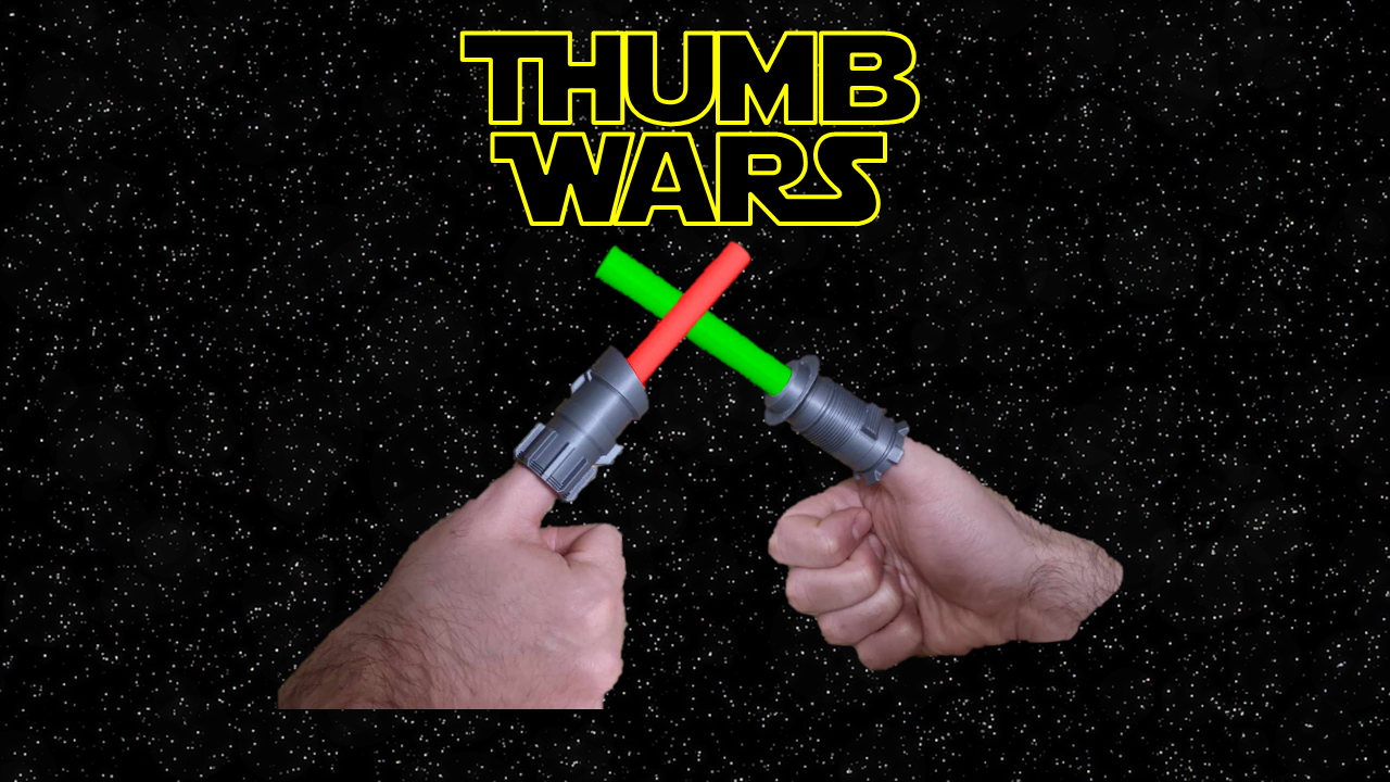 Thumb Wars Lightsabers (Finger toys) by Daniel Vitanza | Download free ...
