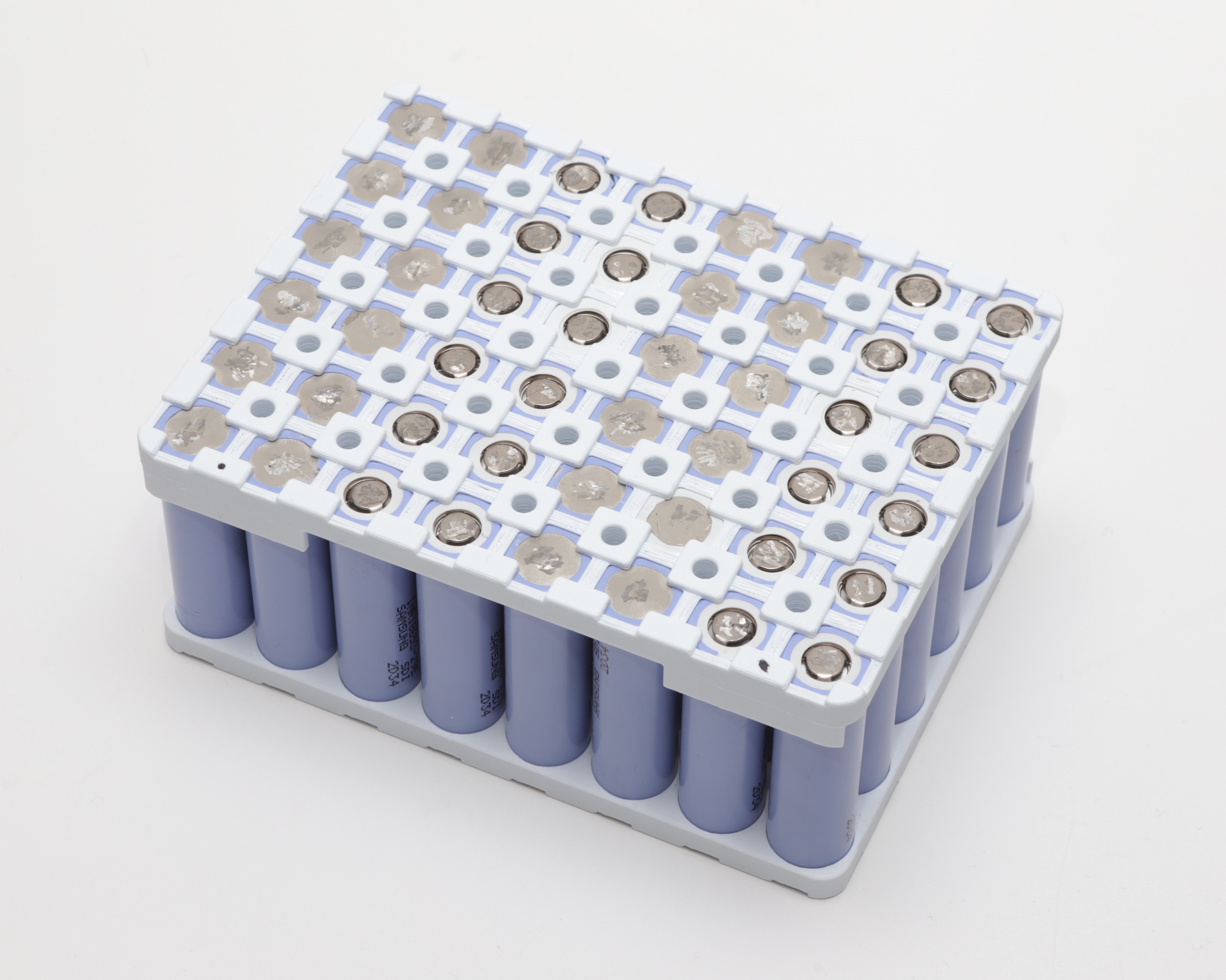 Battery Pack Cell Holder (Parametric) by Whity | Download free STL ...