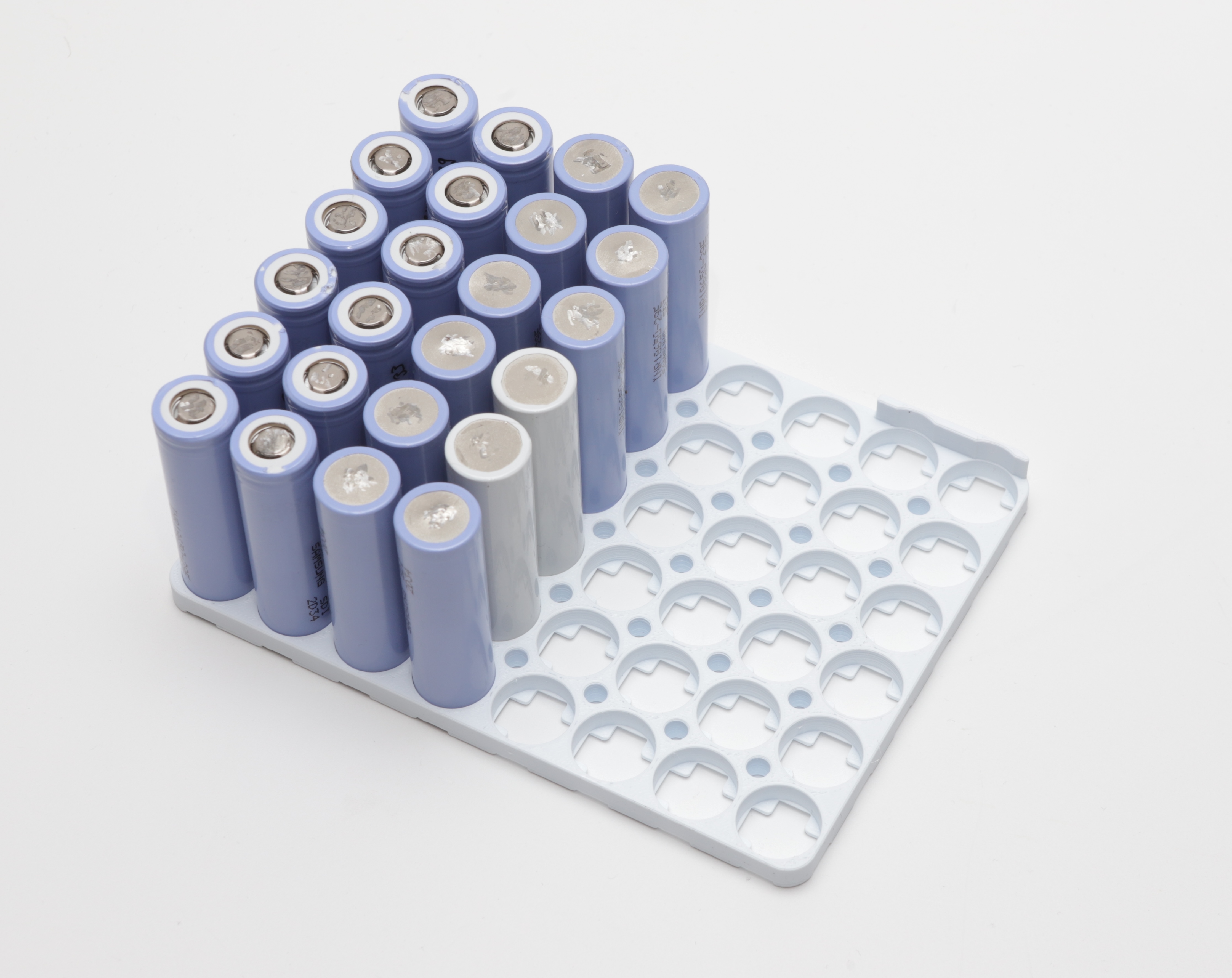 Battery Pack Cell Holder (Parametric) by Whity | Download free STL ...