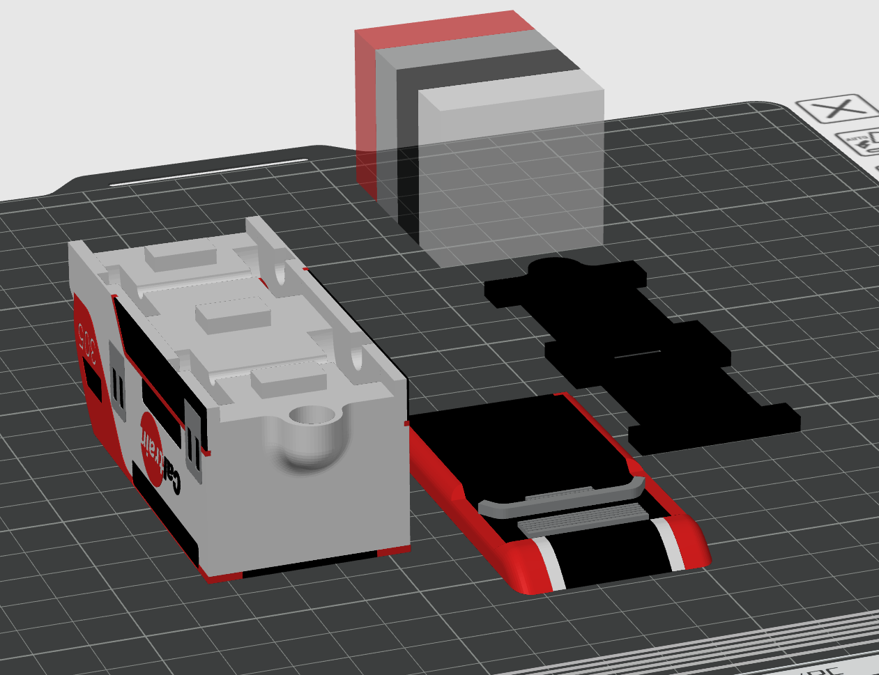 Electric Caltrain engine for wooden rails (multicolor) by Choumarin ...