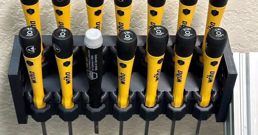 Wiha Precision Stackable Driver Holder Mount by Data77 | Download free ...