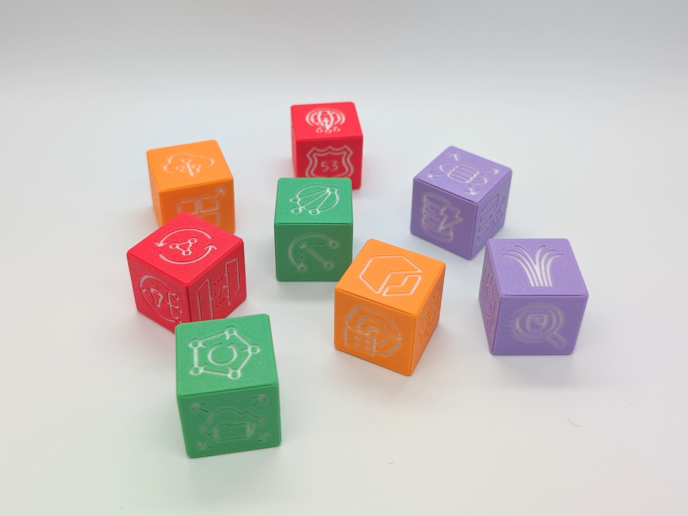 Cloud Architecture Dice Aws Services By Michaelp Download Free Stl Model