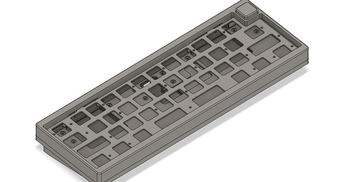 A custom case for capybully pcb. by Hanks | Download free STL model ...