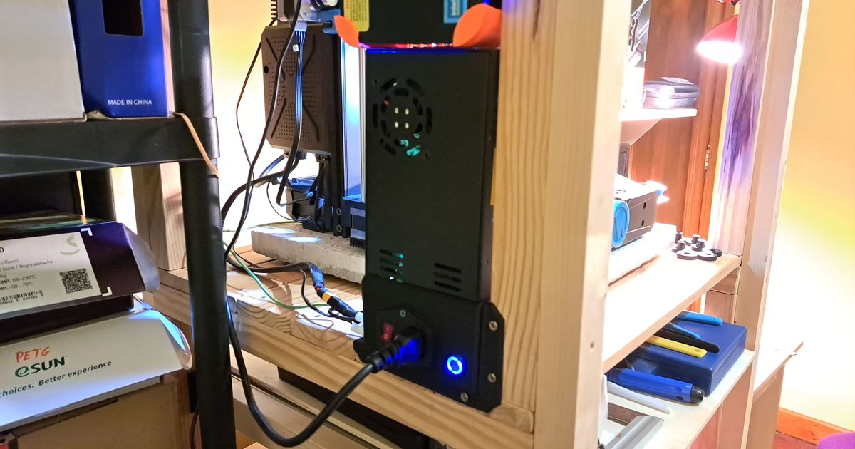 SV06 PSU screw-on mount by Melantech | Download free STL model ...