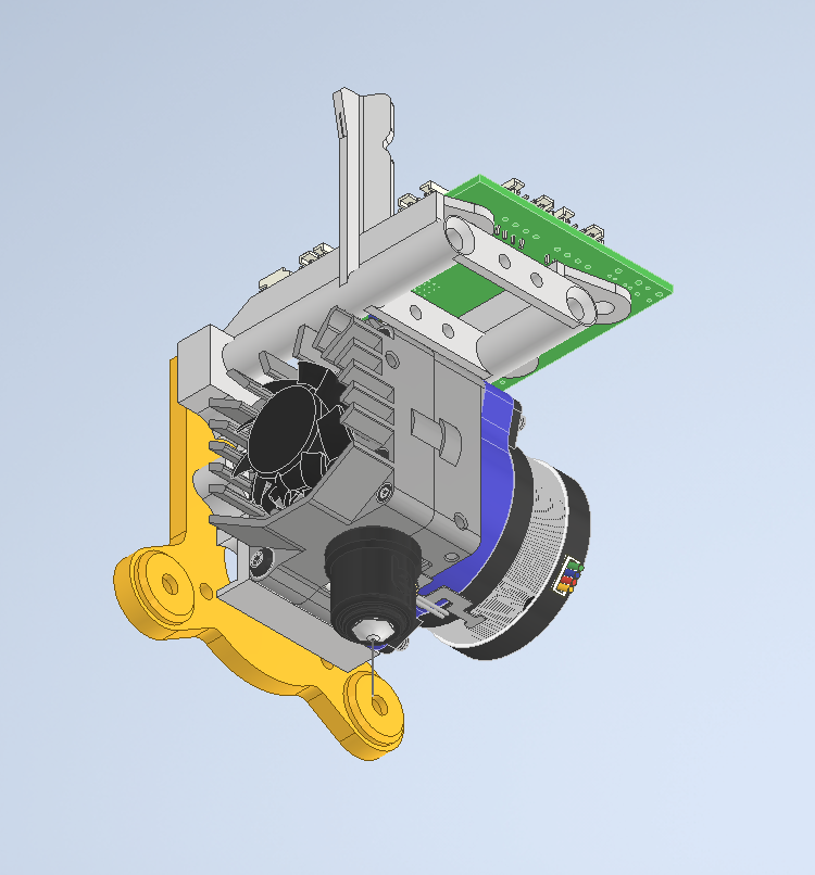 E3D toolchanger mount for Smart Orbiter v3.0 extruder by MaxStein ...