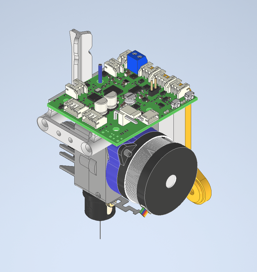 E3D toolchanger mount for Smart Orbiter v3.0 extruder by MaxStein ...