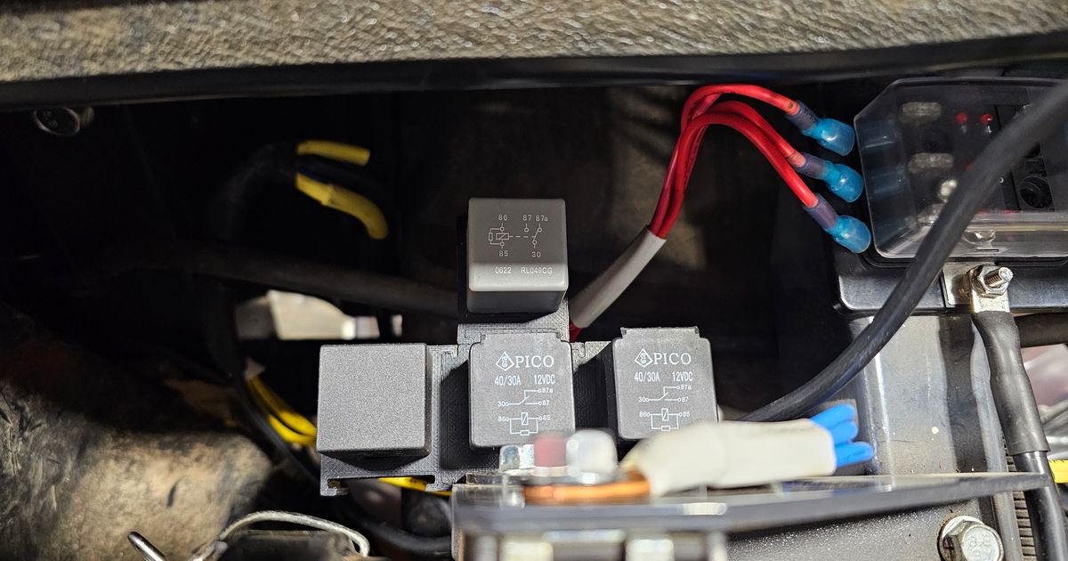 Modular Relay Mounting System For Bosch Type Relays von Brandon Brown ...